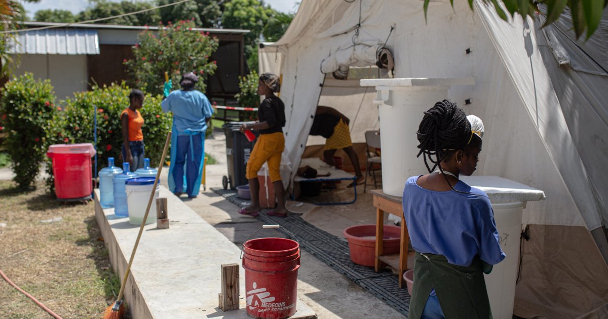 Haïti : MSF participe à la réponse contre le choléra en collaboration ...